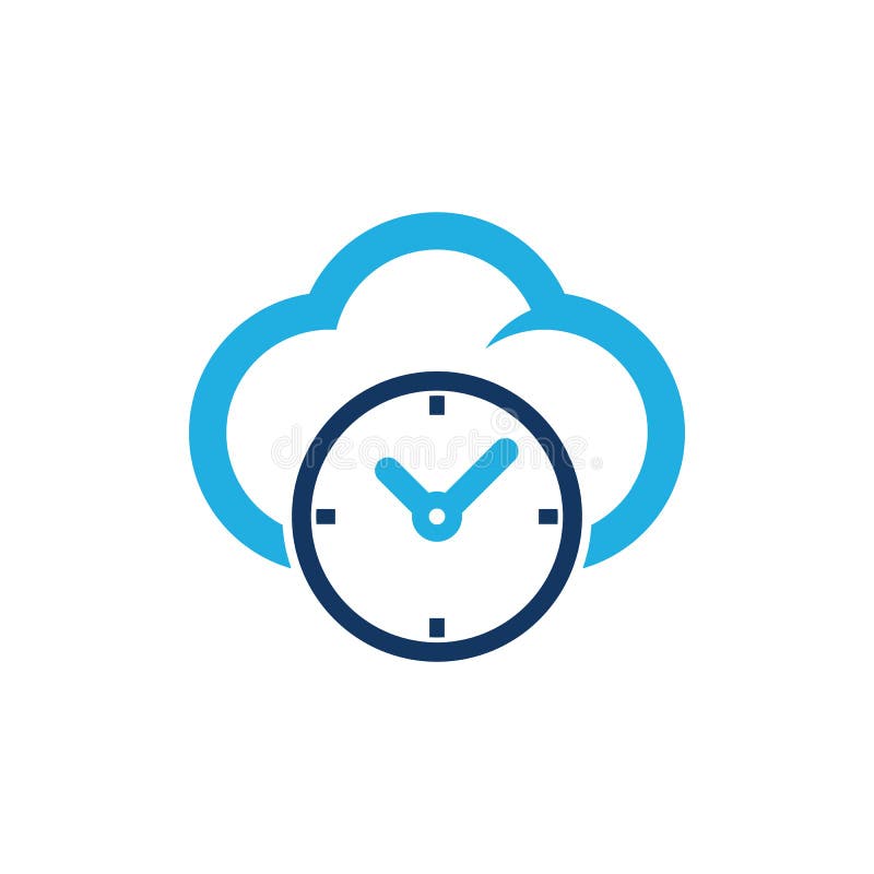 Time Server Logo Icon Design Stock Vector - Illustration of connection ...
