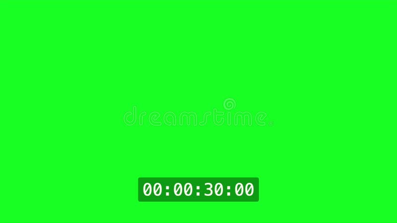 4K Green Screen Video Countdown Numbers from 10 To 1 Stock Video ...