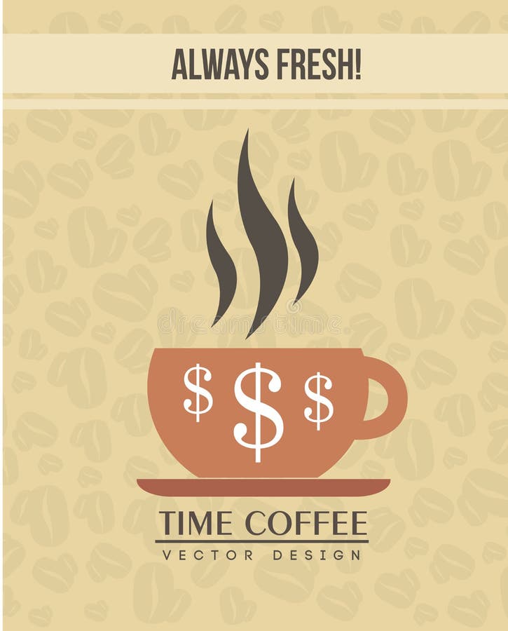 Time for Coffee stock vector. Illustration of palette - 65261695