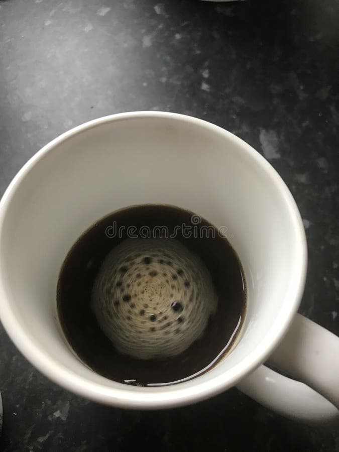 Time for Coffee but is it Half Full or Half Empty Stock Photo - Image ...