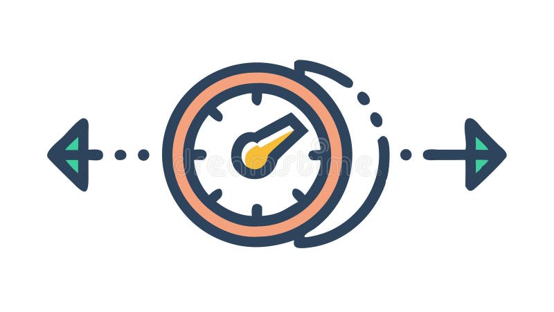 Time Compass, Chronometric Direction Indicator, Vector Design ...