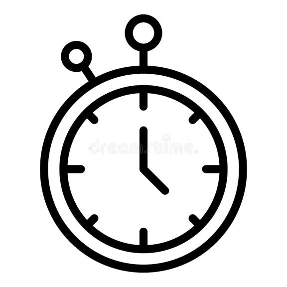 Time Concentration Icon Outline Vector. Business Schedule Stock Vector ...
