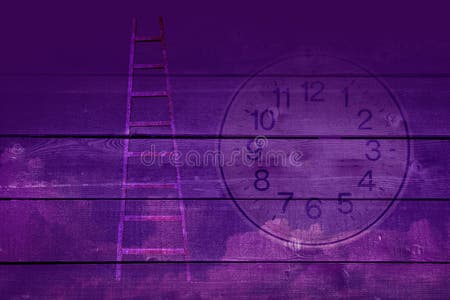 Beyond time. Time concept stock illustration. Illustration of clouds ...