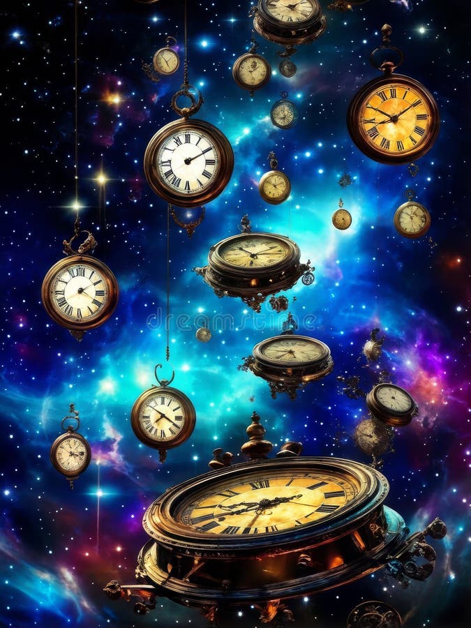 Time Concept . is a Clock 3d Rendering Stock Illustration ...