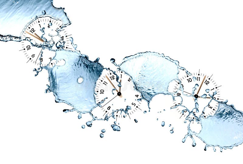 Time Flow stock image. Image of clock, energy, hand, drop - 30215017