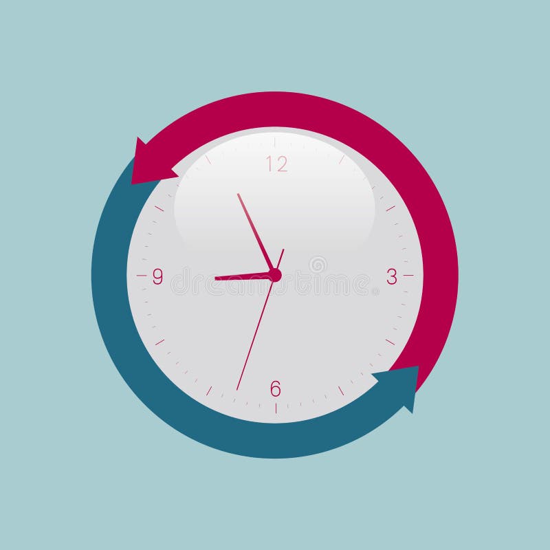 Time concept design. stock vector. Illustration of cartoon - 159331742