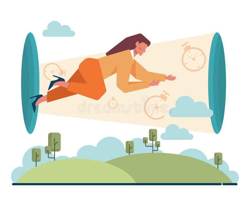 Time Concept. Time Flow, Hour Glass, Watch or Timer Measuring Stock ...