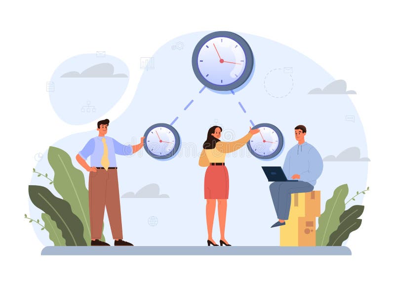 Time Concept. Time Flow, Hour Glass, Watch or Timer Measuring Stock ...