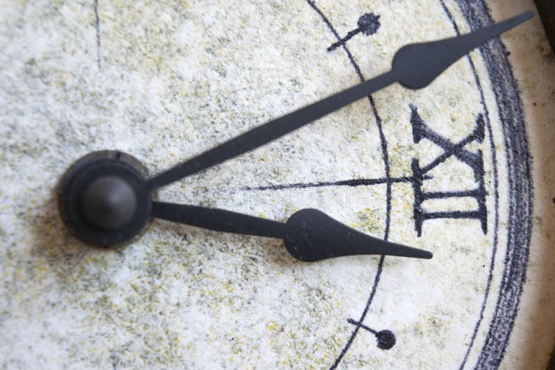 Time Concept with an Old Clock Stock Photo - Image of timer, conceptual ...