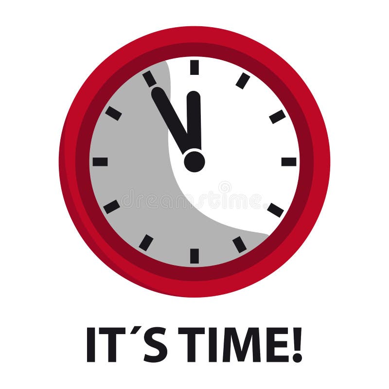 Time and Clock, 60 Seconds - Vector Illustration - Isolated on ...