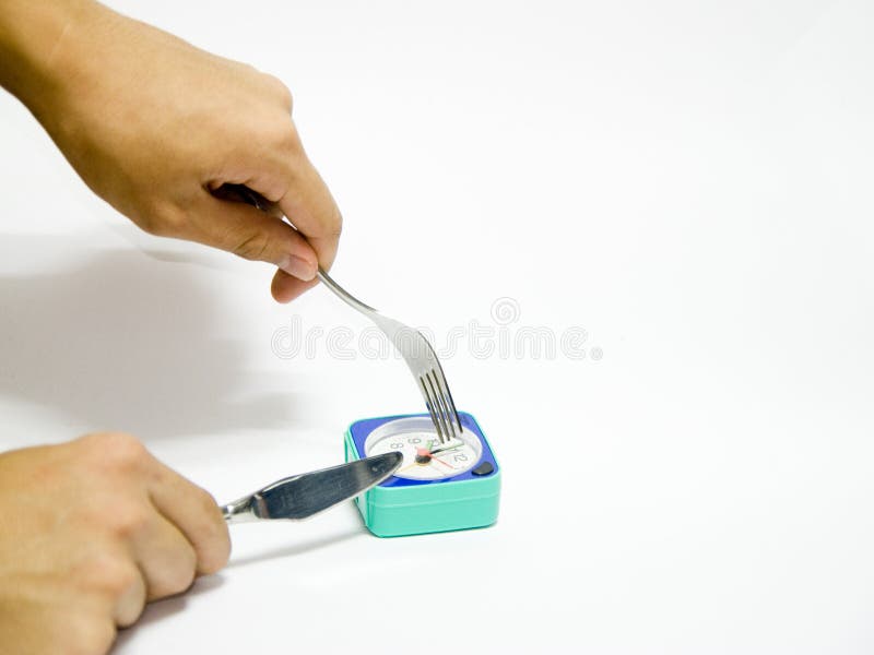 Time consuming stock photo. Image of time, mini, knife - 2811572