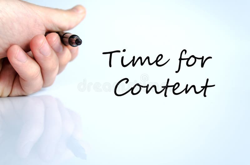 Time for content Concept stock photo. Image of blue, development - 90444738