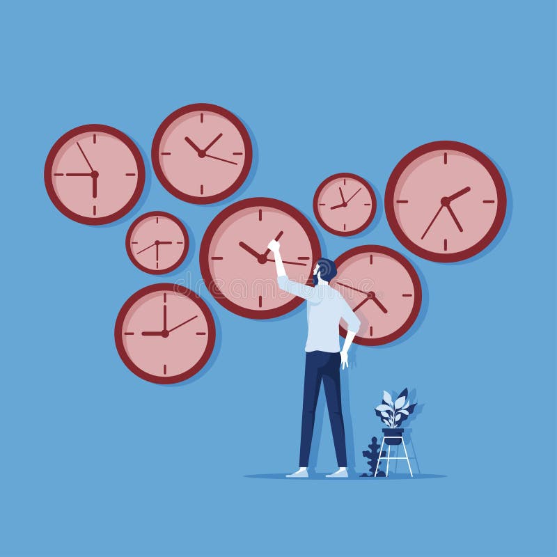 Time Control Vector Concept Stock Vector - Illustration of design ...