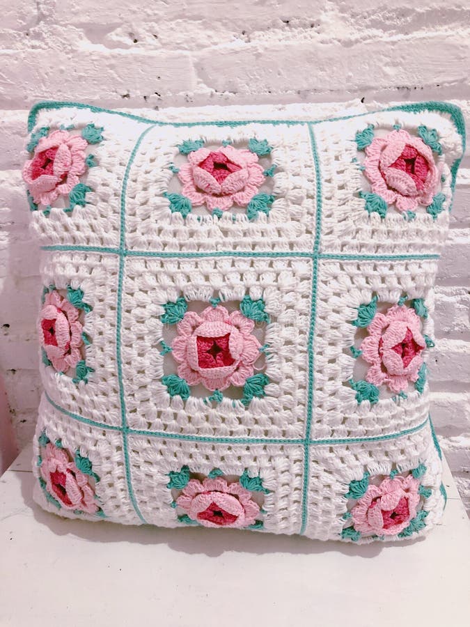 Time for Crochet and Made it with Love Stock Photo - Image of house ...