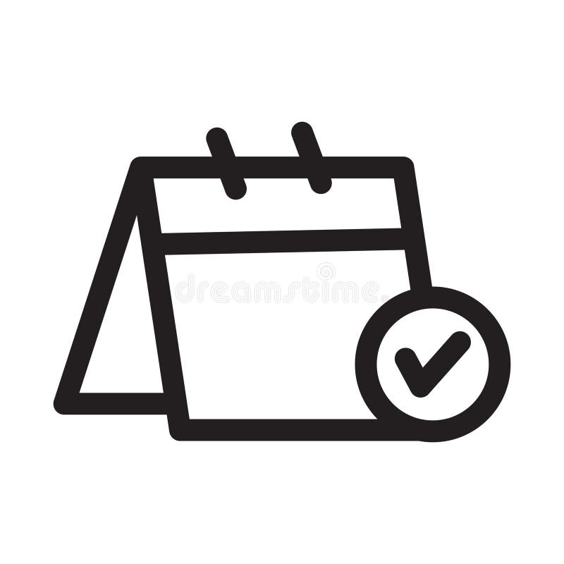 Time and Date Icon, Schedule and Deadline Symbol, Timer Stock Vector ...