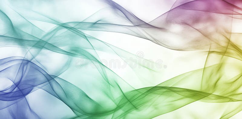 The Time of Dawn Features Abstract Waves with a Gradient of Warm and ...