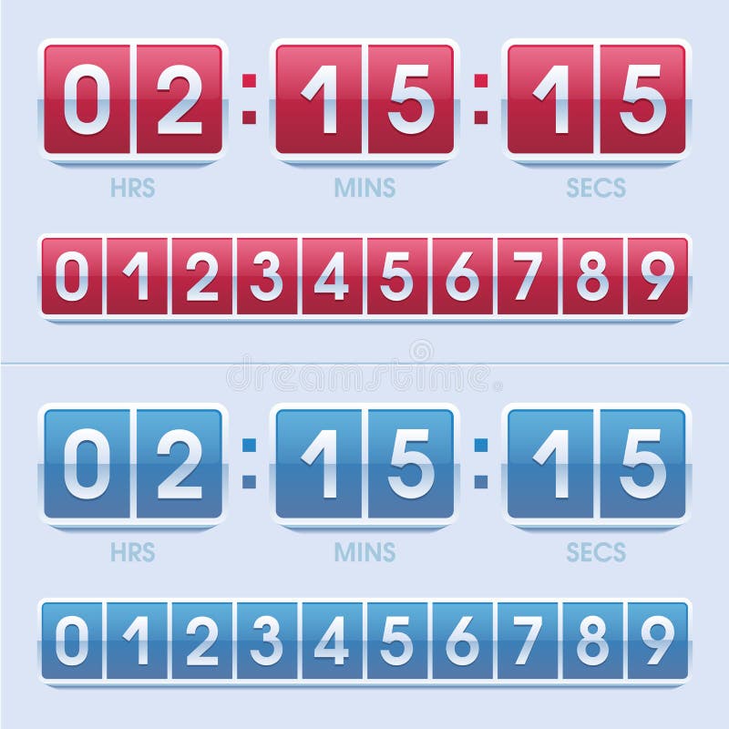 Time and day clock. stock vector. Illustration of month - 65935801