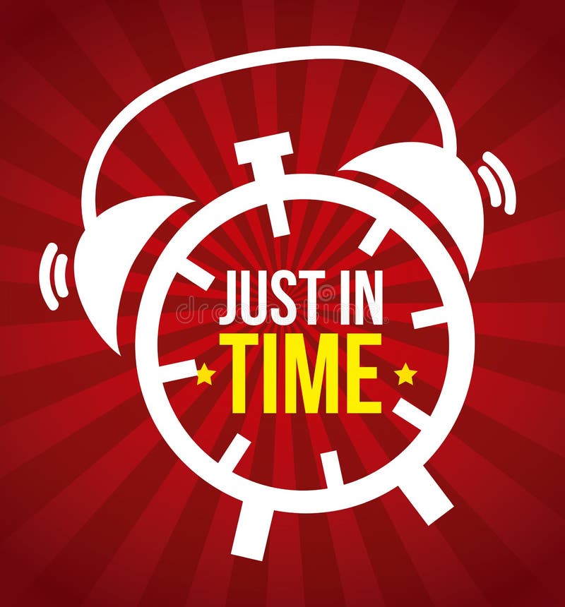 Just in time stock vector. Illustration of hours, measurement - 31214227