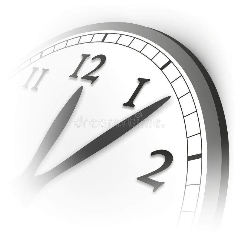 Five past five stock image. Image of hand, clock, five - 593523