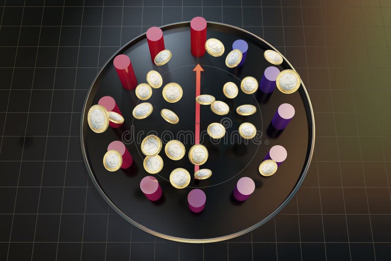 Time and Economic Improvement Stock Illustration - Illustration of ...