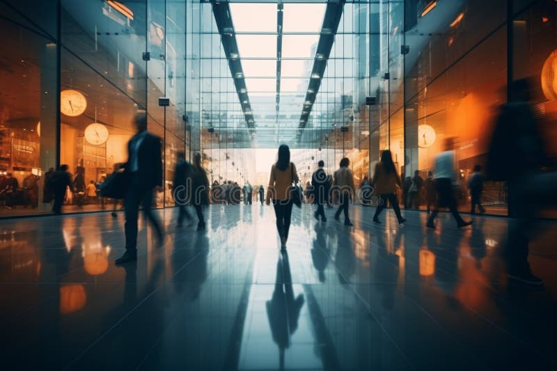 Time Efficient Strides City Silhouettes Illustrating the Concept of ...