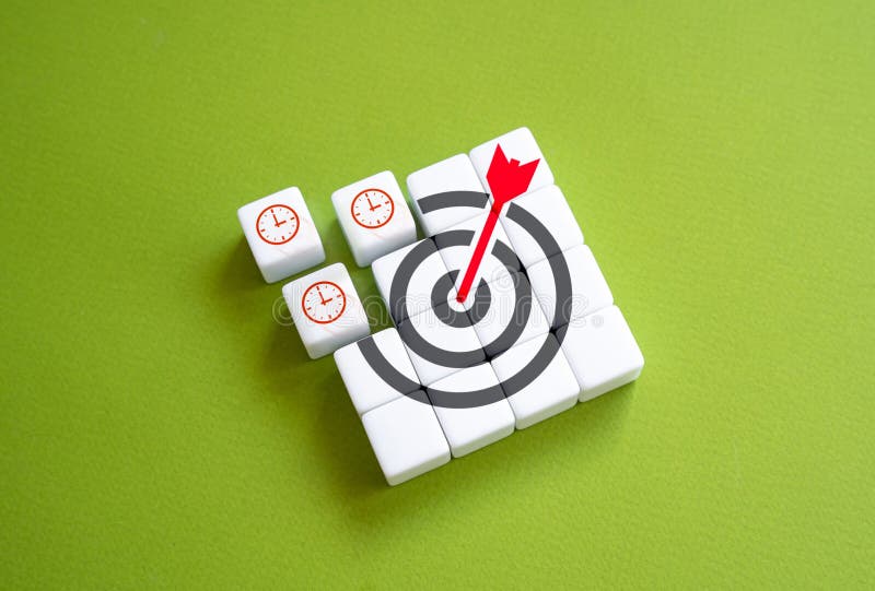 Time Elapses in Achieving the Goal. Deadline. Get Off Schedule Stock ...