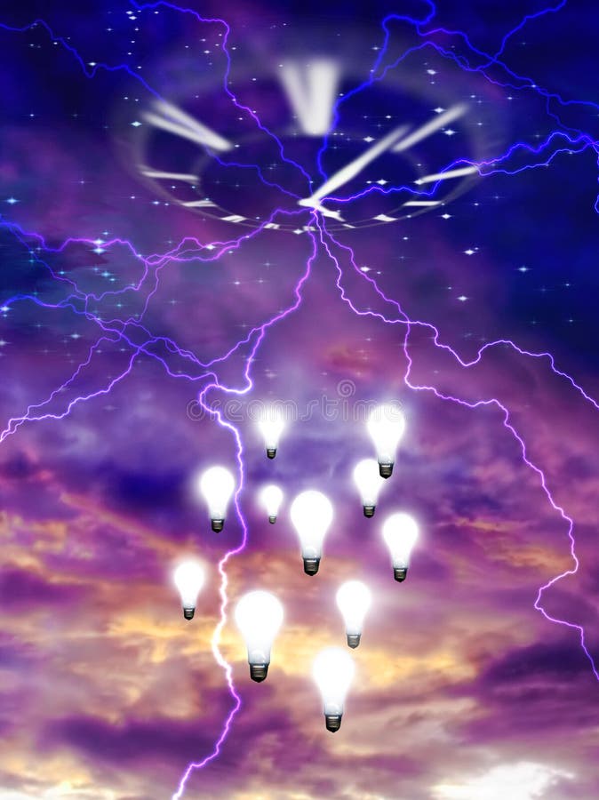 Time Electric stock illustration. Illustration of eternal - 19039373