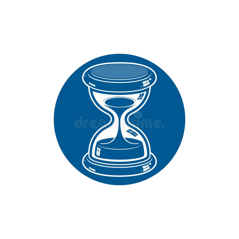 Time without End Conceptual Icon, Web Design Element. 3d Antique Stock ...