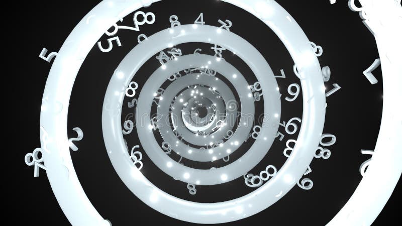 Endless Abstract Spiral. Seamless Loop Footage. Stock Footage - Video ...