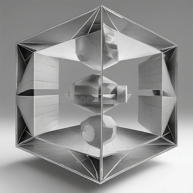 Time Evolution: a Journey through the Fourth Dimension Stock Illustration - Illustration of ...