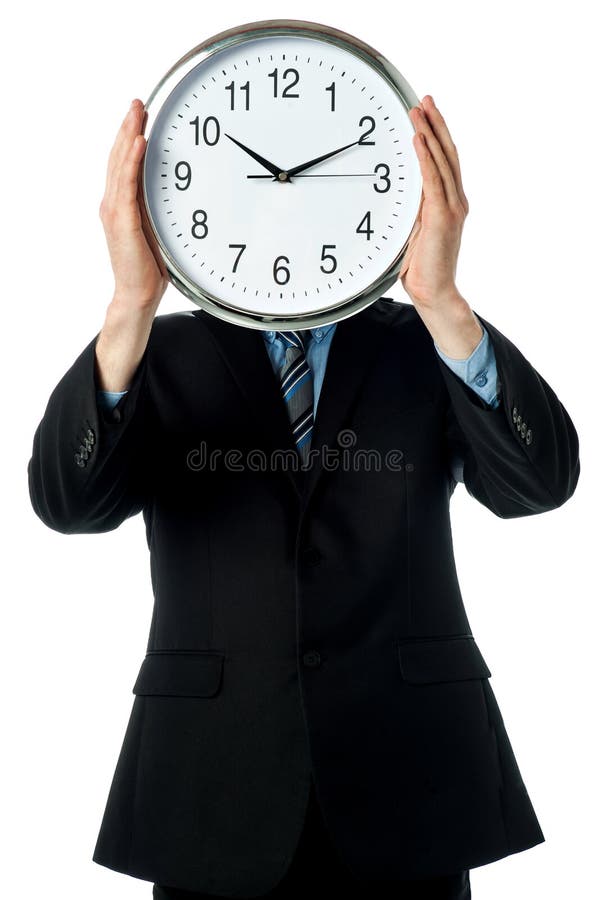 Time is the Face of the Business. Stock Photo - Image of showing, time ...