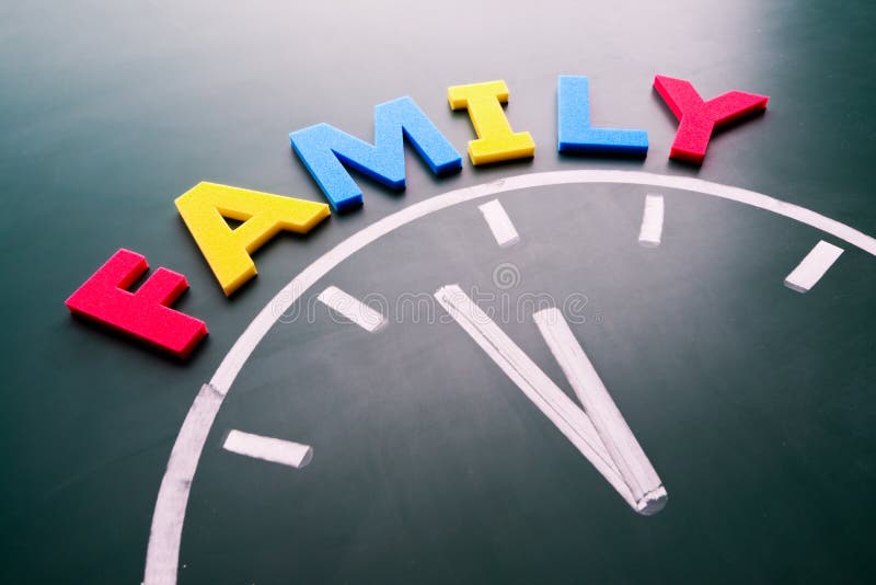 Time for family concept stock image. Image of draw, love - 29721103