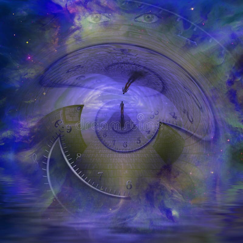 Time Fantasy Art stock illustration. Illustration of eternity - 208656300