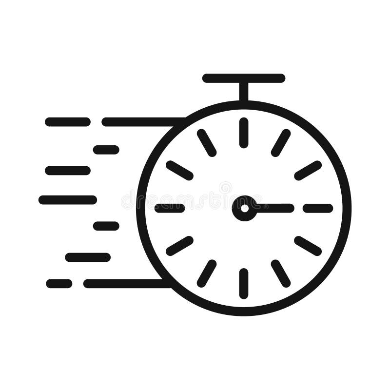 Time Fast Icon for Speed and Efficiency Tools Stock Vector ...