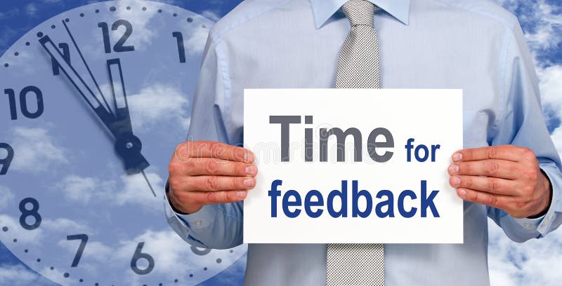 Time for feedback sign stock photo. Image of pleasing - 26953784