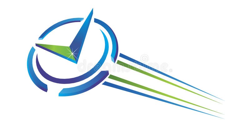 Time flies stock vector. Illustration of line, hour, office - 20089856