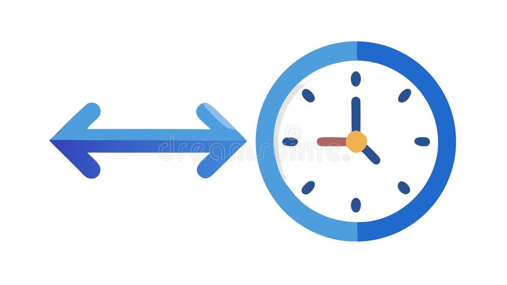 Time Flow Icon: Management, Deadlines, and Swift Progress, Vector ...
