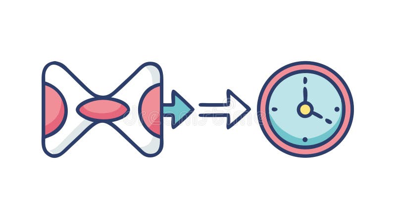 Time Flow, Linear Progression, Vector Design Generative AI Stock Vector - Illustration of events ...
