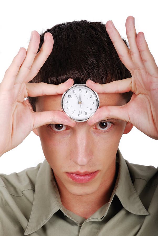 Time on forhead stock photo. Image of head, sign, last - 10189096
