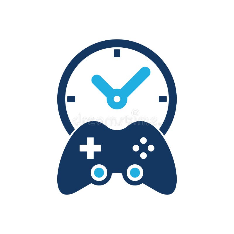 Time Game Logo Icon Design stock vector. Illustration of management ...