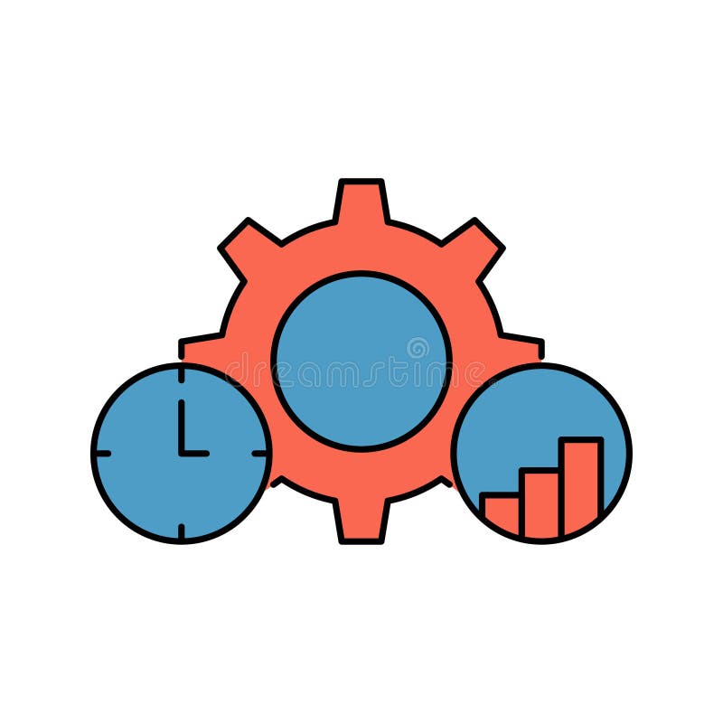 Time, Gear, Management, Growth, Business Growth Time Management Icon ...