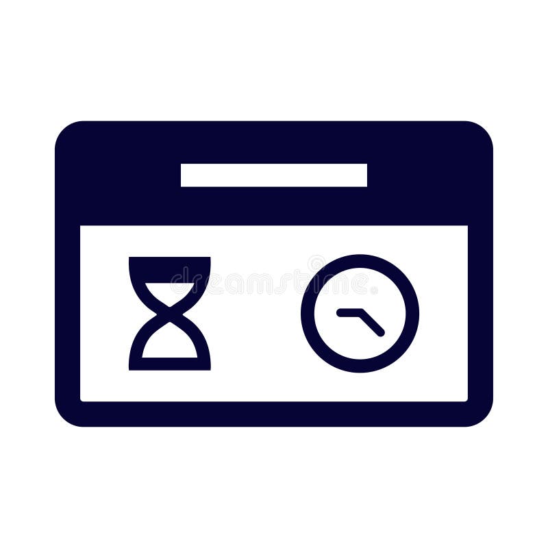 Time, Glass Hour, Watch, Glass Hour Time Icon Stock Vector ...