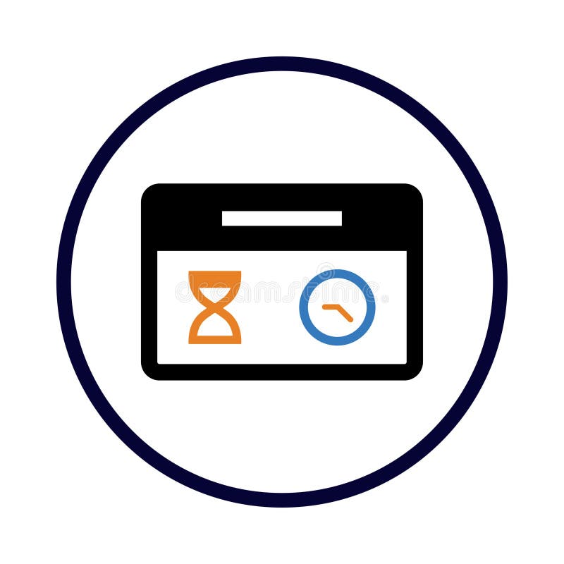 Time, Glass Hour, Watch, Glass Hour Time Icon Stock Vector ...