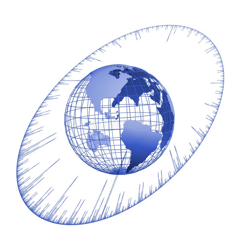 Explode world stock illustration. Illustration of abstract - 3156561