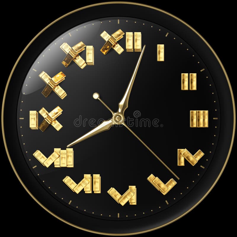 Time is money stock illustration. Illustration of face - 13823333