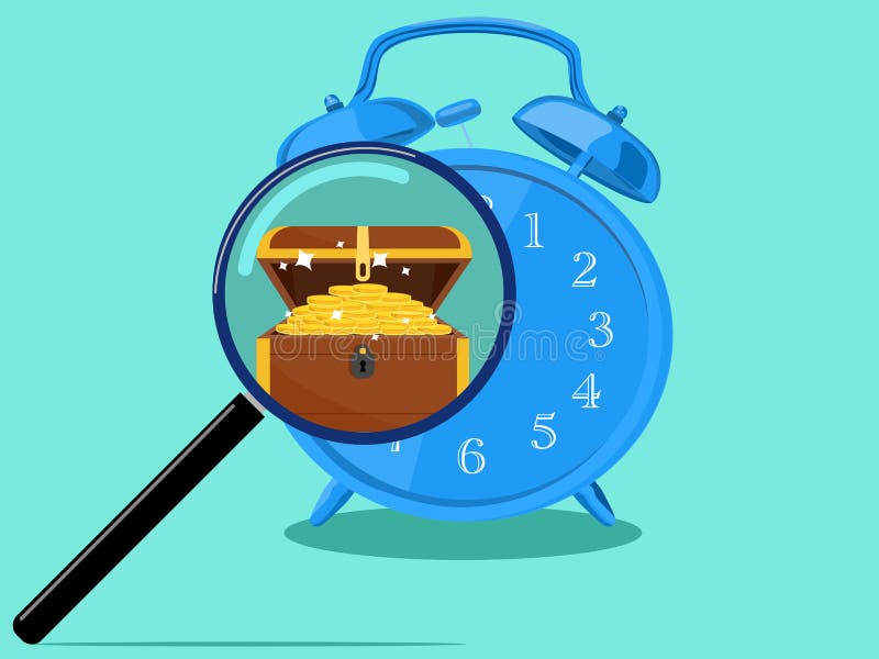 Time is a Great Treasure. the Concept of Timing is Important Stock ...