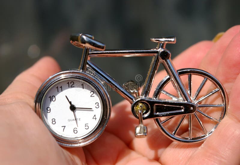 Time in hand. stock image. Image of bicycle, arrows, minute - 4727957