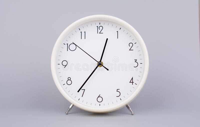 Hand Shows Standing Time. High Quality Studio Photo of a Clock Stock ...