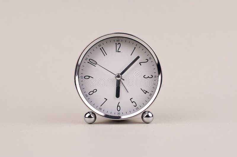 Hand Shows Standing Time. High Quality Studio Photo of a Clock Stock ...