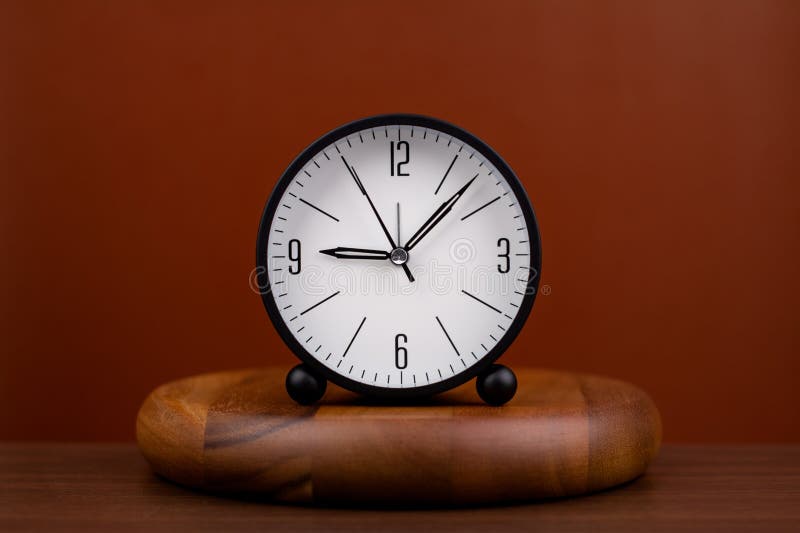Hand Shows Standing Time. High Quality Studio Photo of a Clock Stock ...